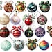 Christmas Baubles Clipart Set: Festive Holiday Ornaments (PNG) - Etsy