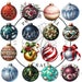 Christmas Baubles Clipart Set: Festive Holiday Ornaments (PNG) - Etsy