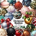 Christmas Baubles Clipart Set: Festive Holiday Ornaments (PNG) - Etsy