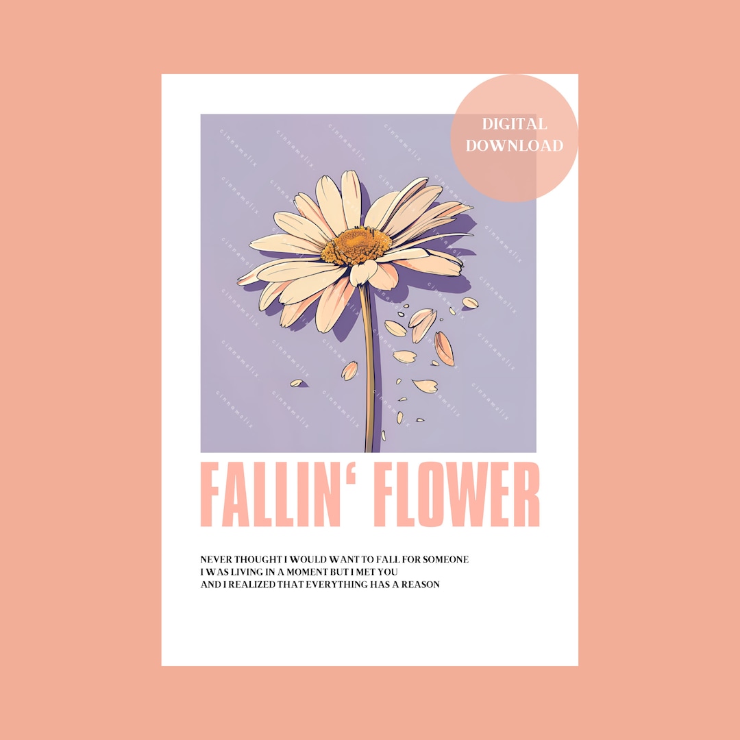 Seventeen "fallin' Flower" Digital Wall Print - Aesthetic Kpop Decor - Etsy