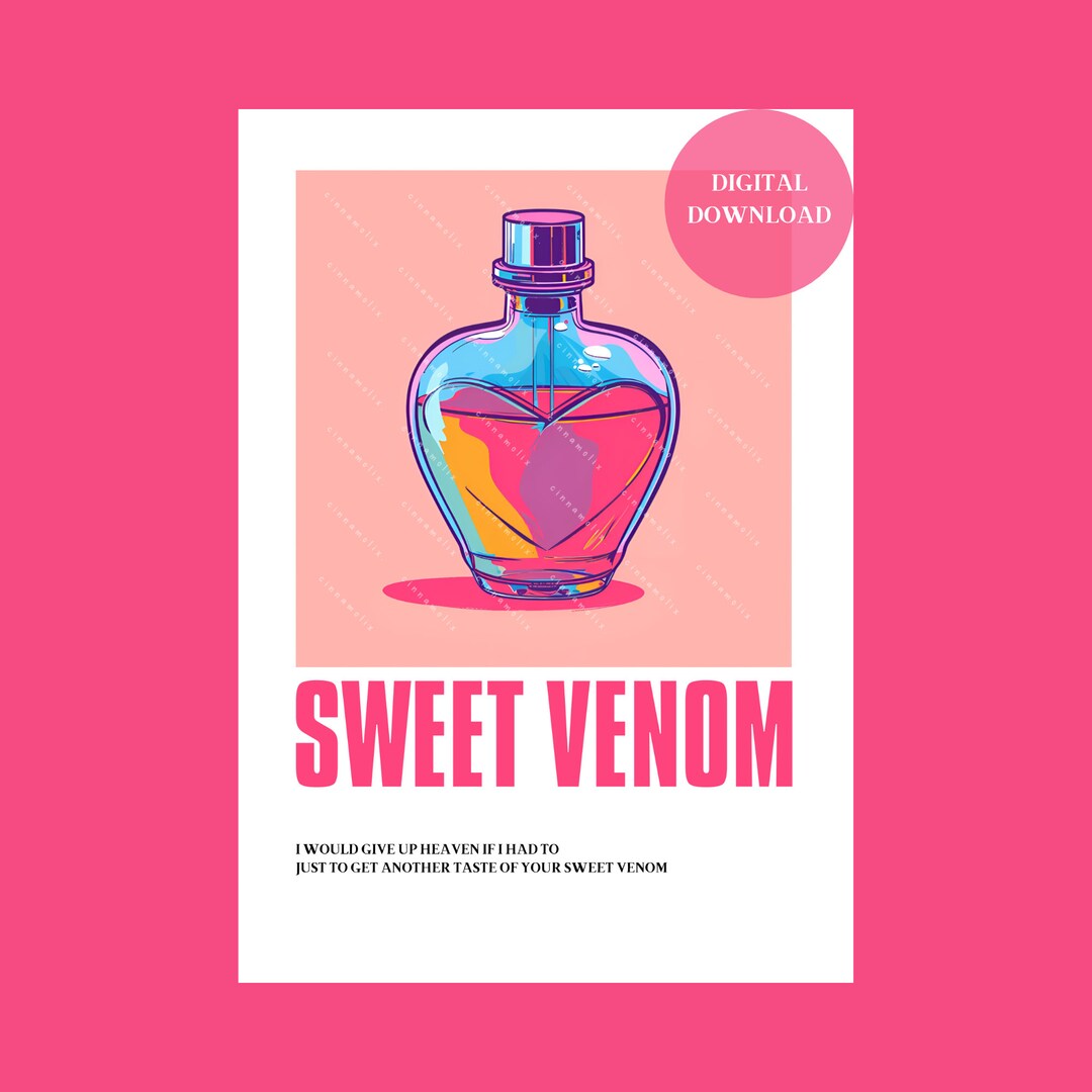 Enhypen "sweet Venom" Digital Wall Print - Aesthetic Kpop Decor - Etsy
