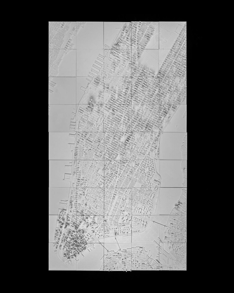 Manhattan 3D City Frame - Etsy