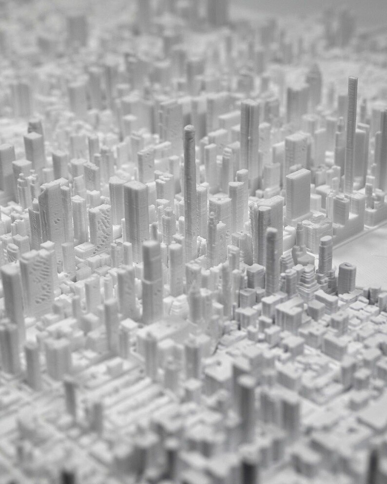 Manhattan 3D City Frame - Etsy