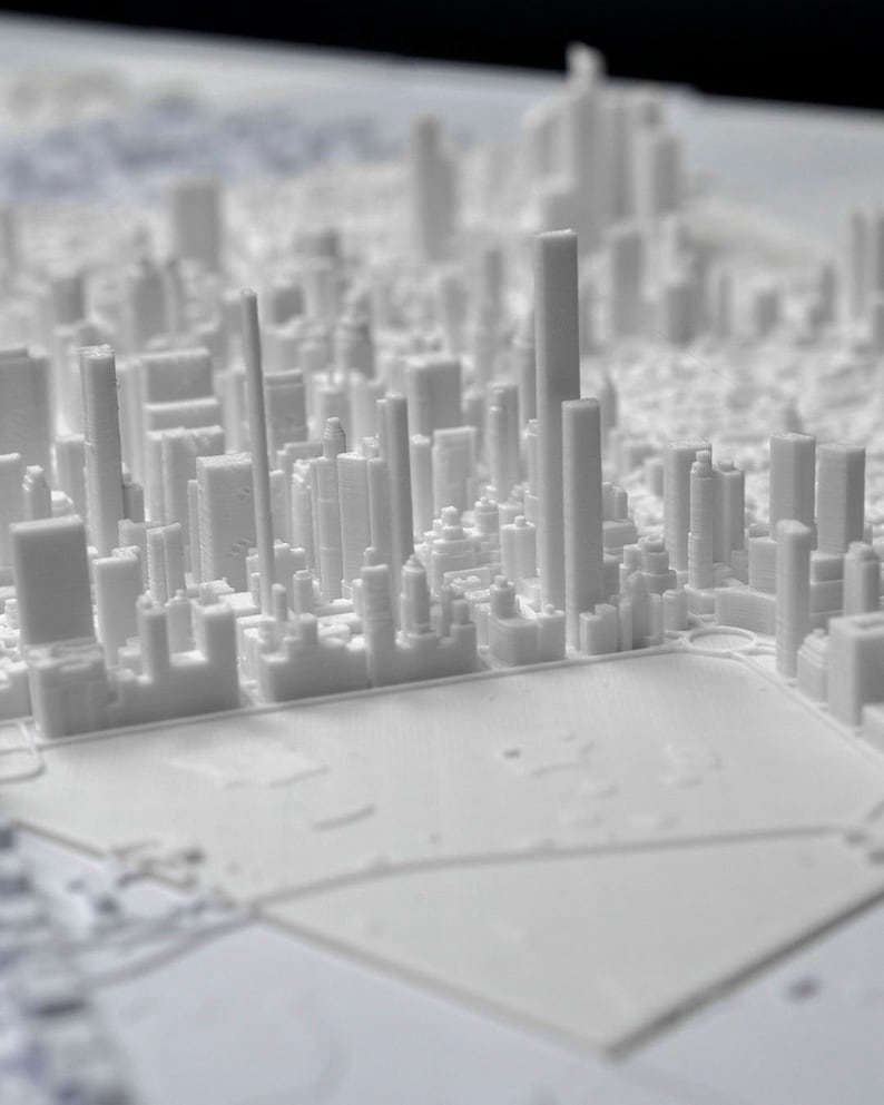 Manhattan 3D City Frame - Etsy