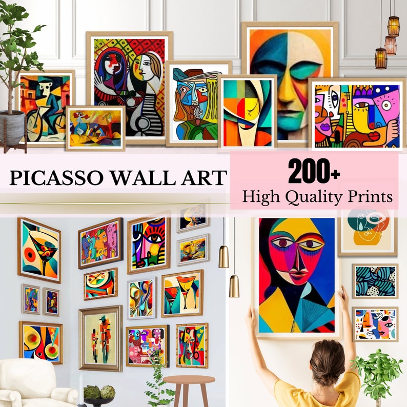 200+ Picasso Wall Art Bundle, Picasso Printable Download, Abstract Art ...