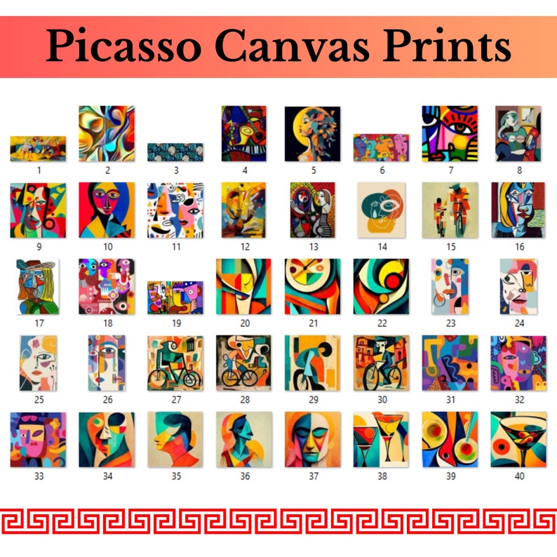 200+ Picasso Wall Art Bundle, Picasso Printable Download, Abstract Art ...