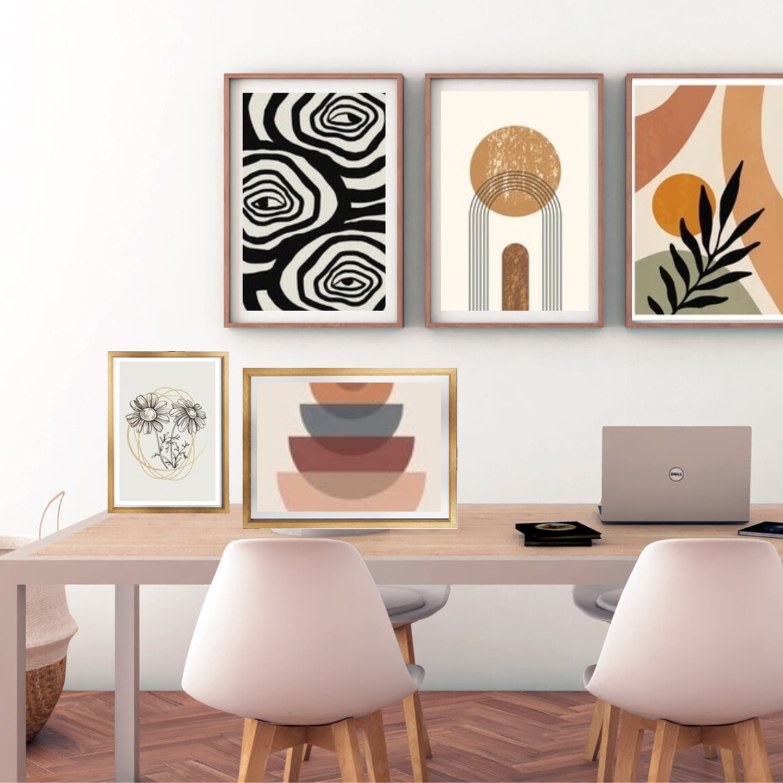 270+ Boho Wall Collage Mega Bundle, Set of 277 Prints, Geometric Dorm ...