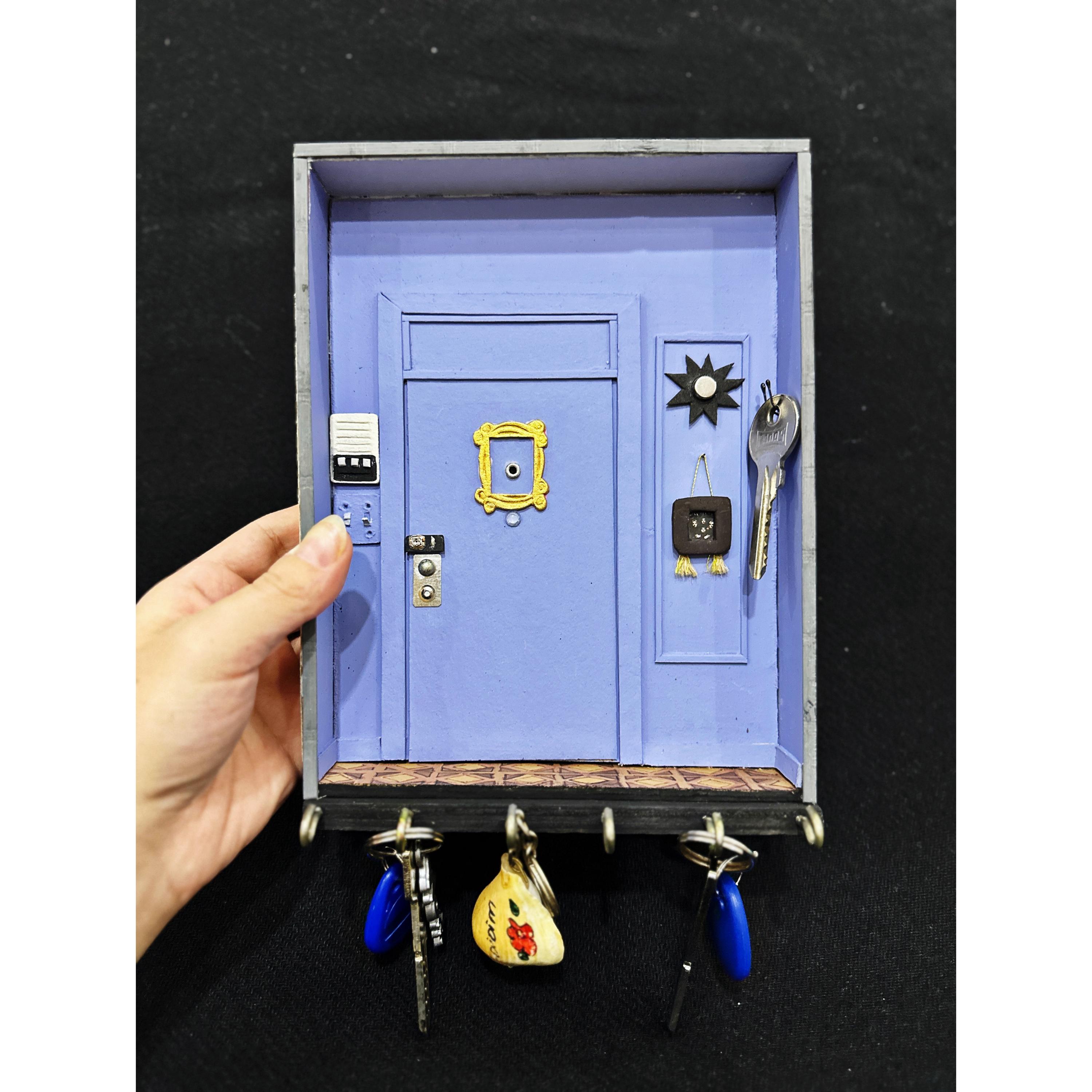 Friends Tv Series Monica's Famous Door Miniature Art - Etsy