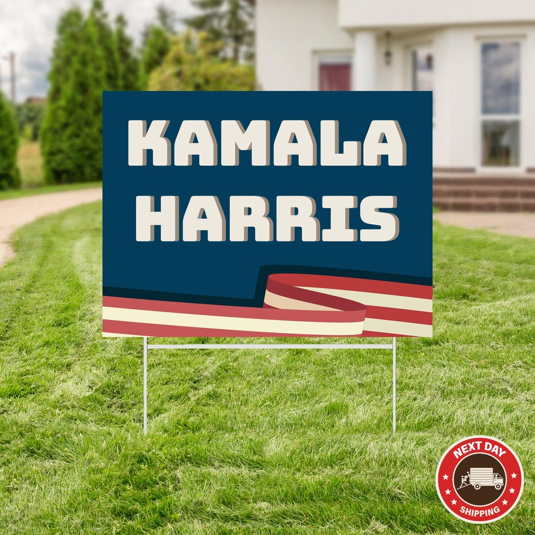 Vote for Kamala Harris Yard Sign, Kamala Harris, Kamala Yard Sign ...
