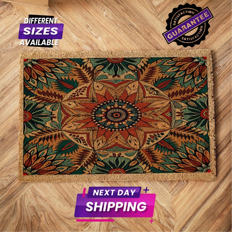 Boho Door Mat - Etsy
