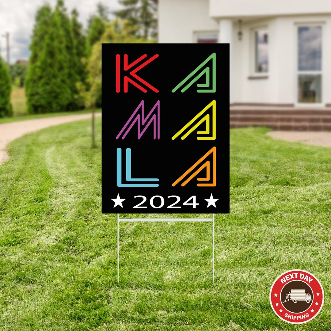 Buy Kamala Harris Yard Sign, Kamala 2024 Yard Sign, Political Sign ...