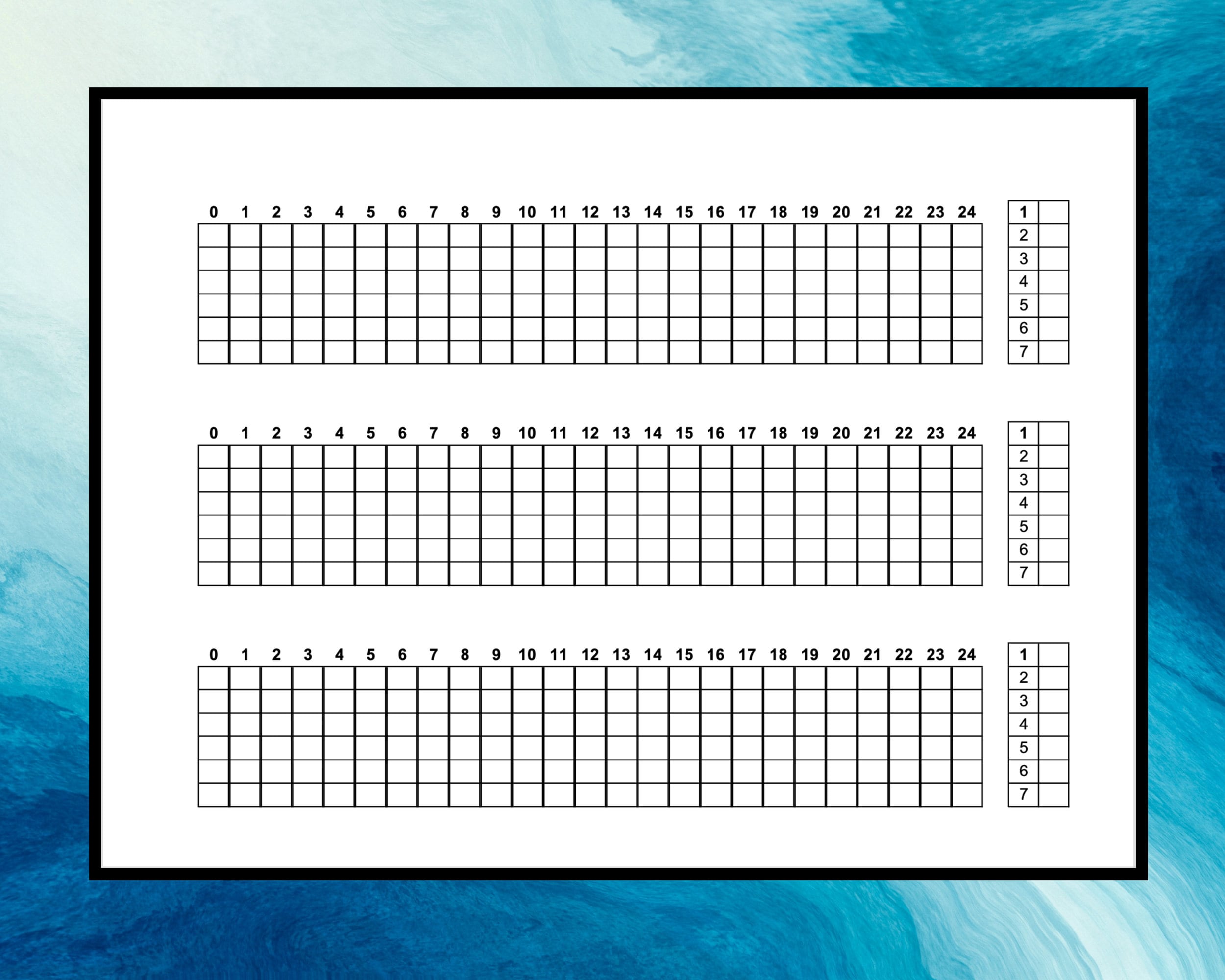 Blank Printable Guitar Diagram for Practice - Etsy Canada