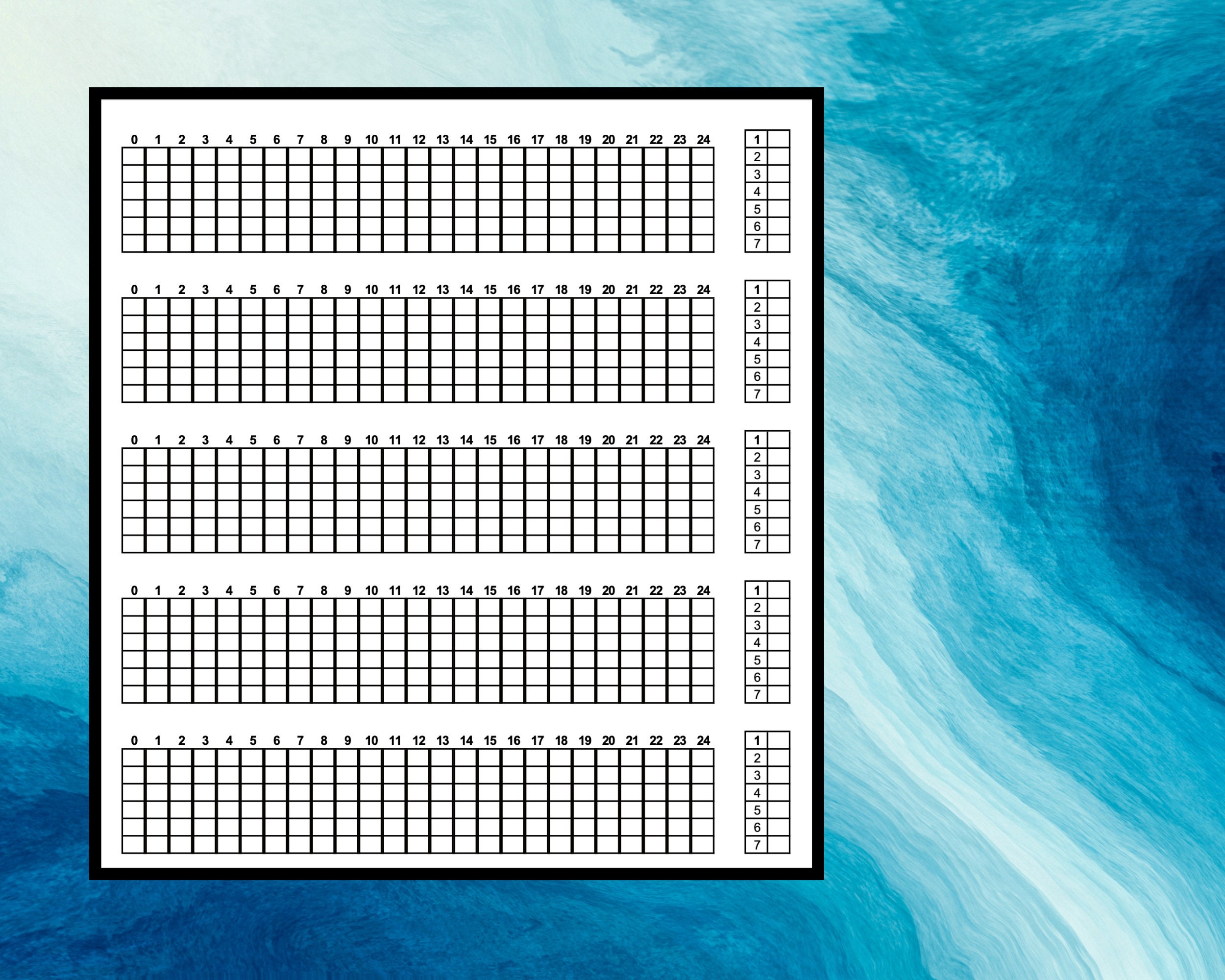 Blank Printable Guitar Diagram for Practice - Etsy Canada