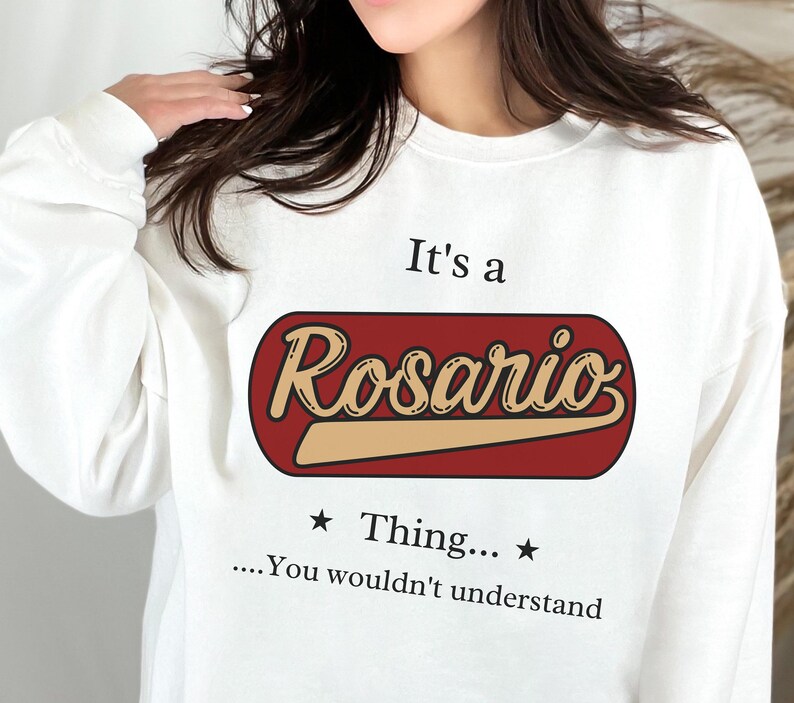 Custom Sweatshirt With Family Name Last Name on Sweatshirt Family ...