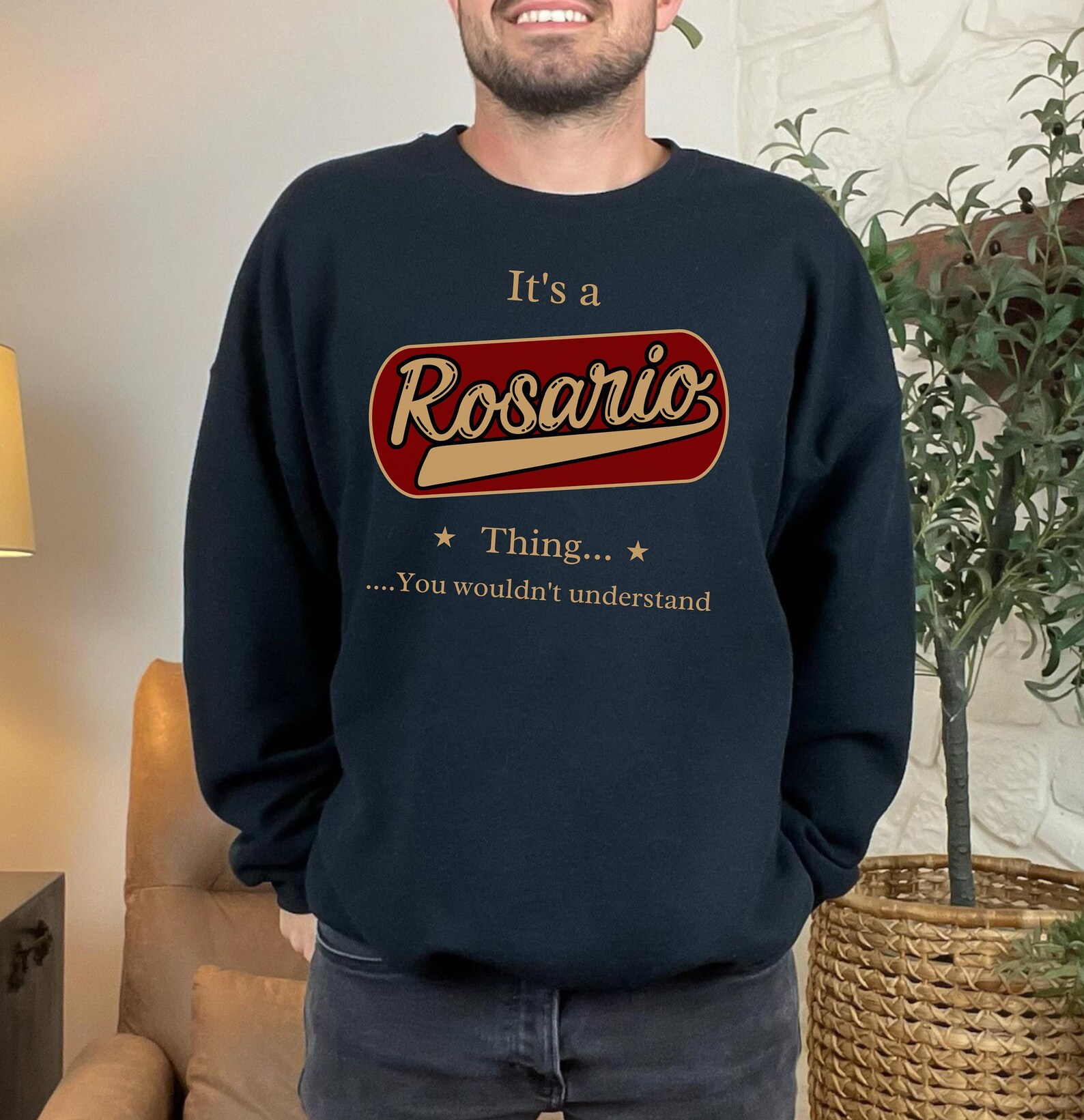 Custom Sweatshirt With Family Name Last Name on Sweatshirt Family ...