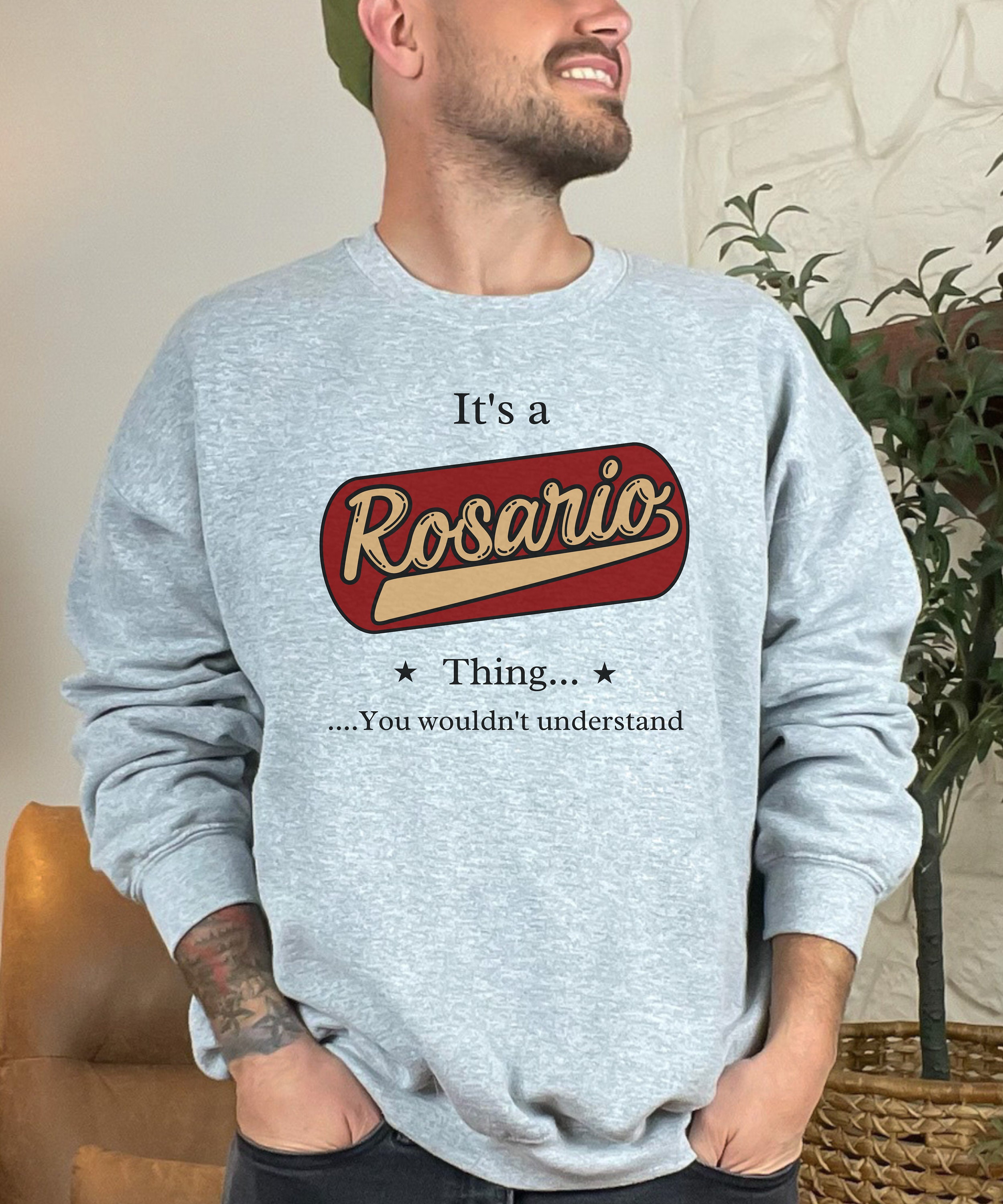 Custom Sweatshirt With Family Name Last Name on Sweatshirt Family ...