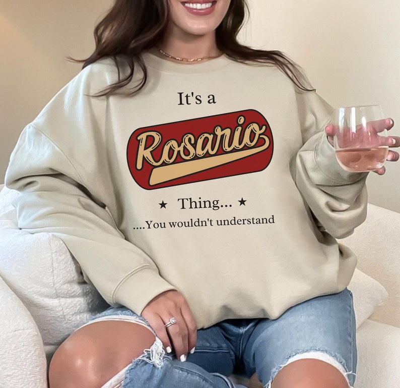 Custom Sweatshirt With Family Name Last Name on Sweatshirt Family ...