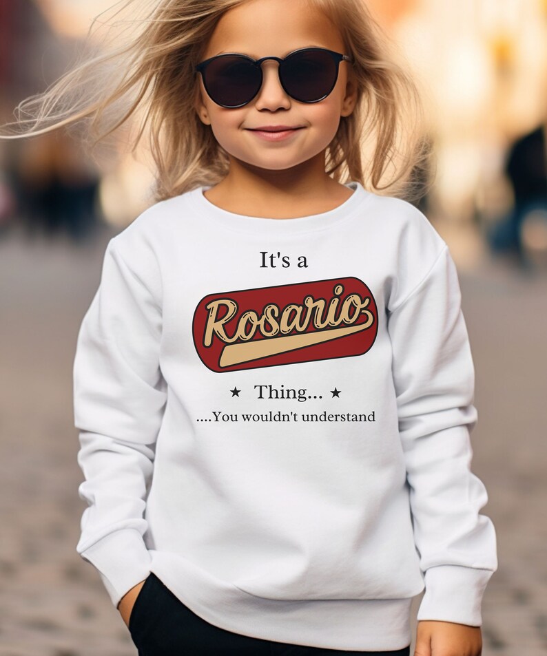 Custom Sweatshirt With Family Name Last Name on Sweatshirt Family ...