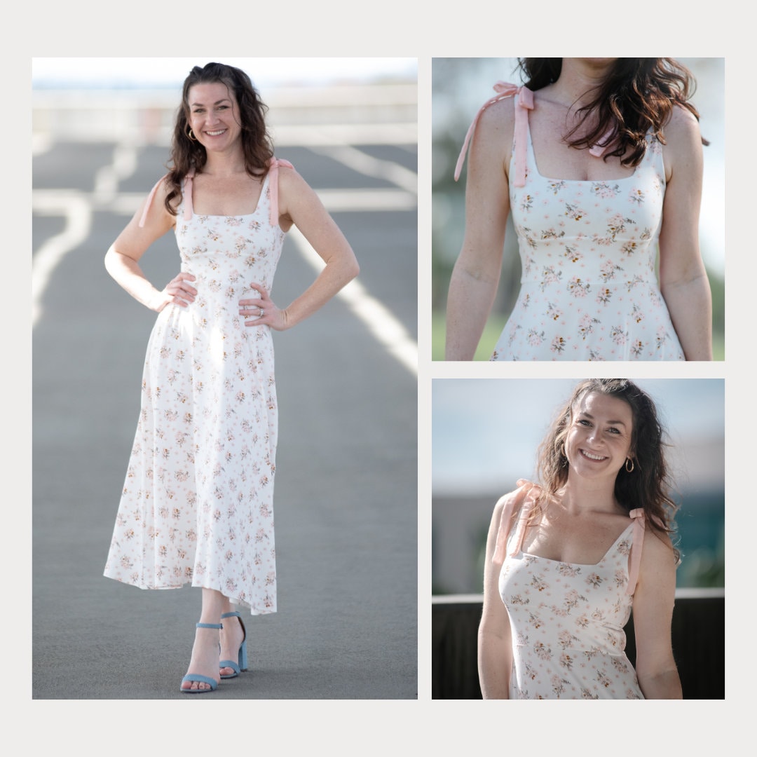 Adult Dovie Longline Crop & Dress PDF Sewing Pattern Crop Top A-line ...