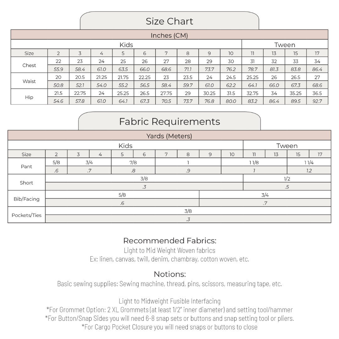 Kids Olsen Overalls PDF Sewing Pattern Overall Sewing Pattern Shortall ...