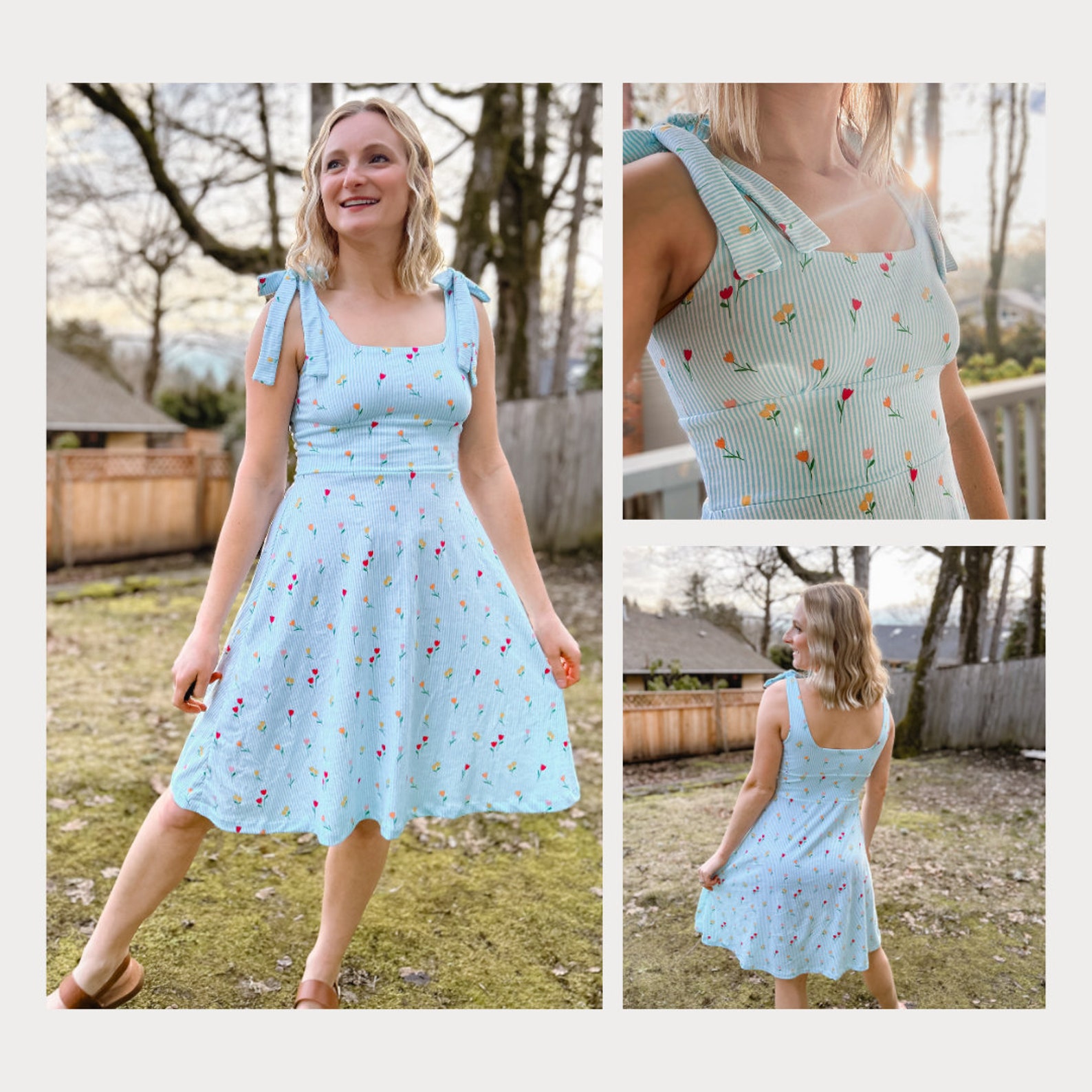 Adult Dovie Longline Crop & Dress | PDF Sewing Pattern | Crop Top | A ...