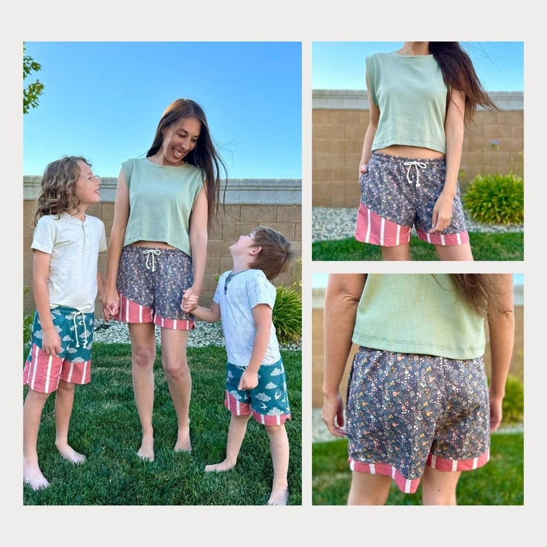 Adult Echo Active Shorts | PDF Sewing Pattern | Shorts | Activewear ...