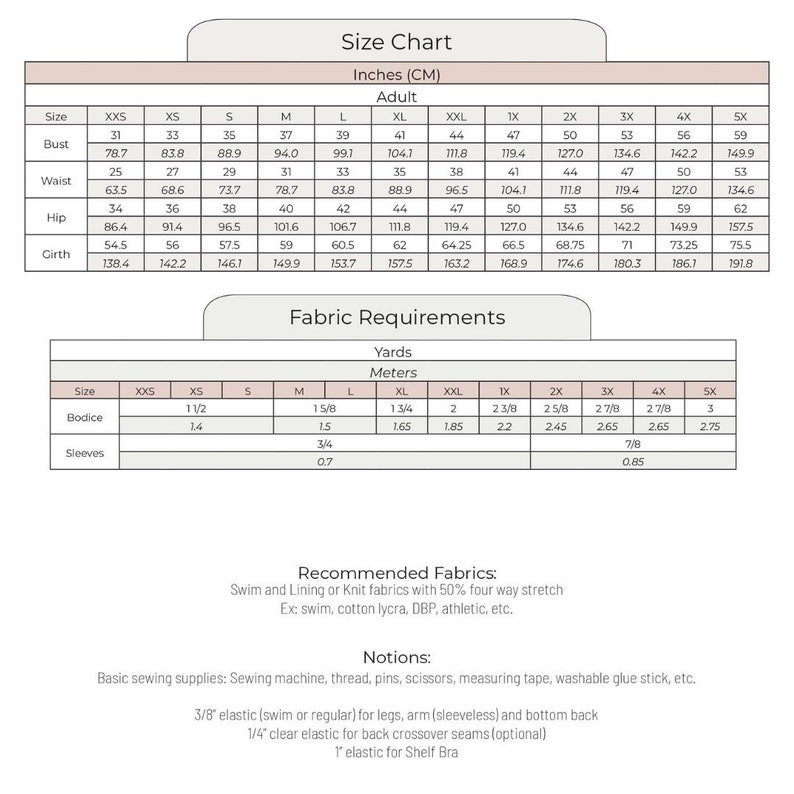 Adult Bria Swimsuit & Leo PDF Sewing Pattern Swimsuit Crossback Open ...