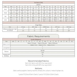 Adult Dawson Rash Guard & Swim Shorties | PDF Sewing Pattern | Swimsuit | Rash Guard | Adult ...