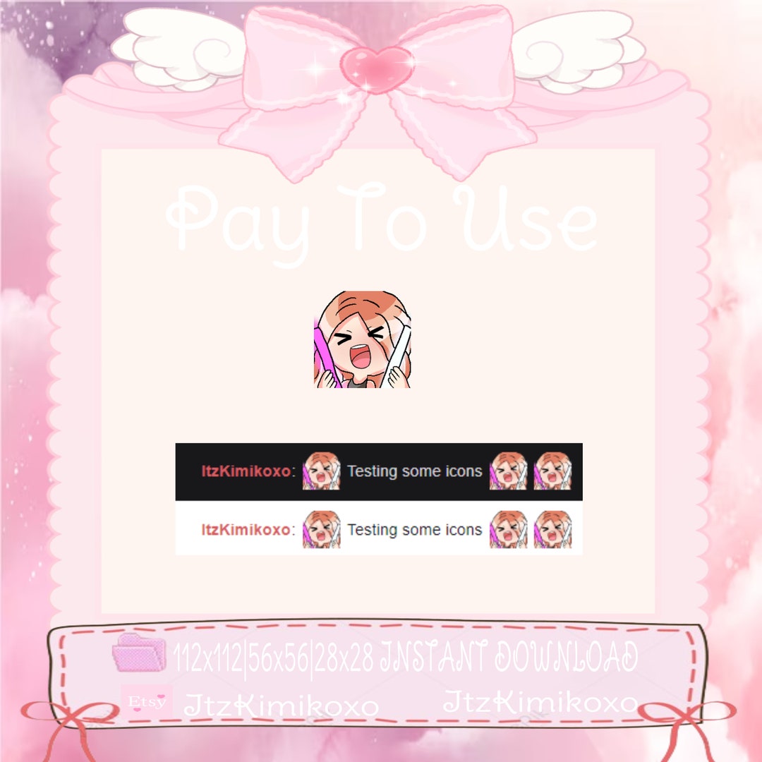 Dead by Daylight Kate Denson Dance Twitch Chibi Chubby Emote Disord - Etsy