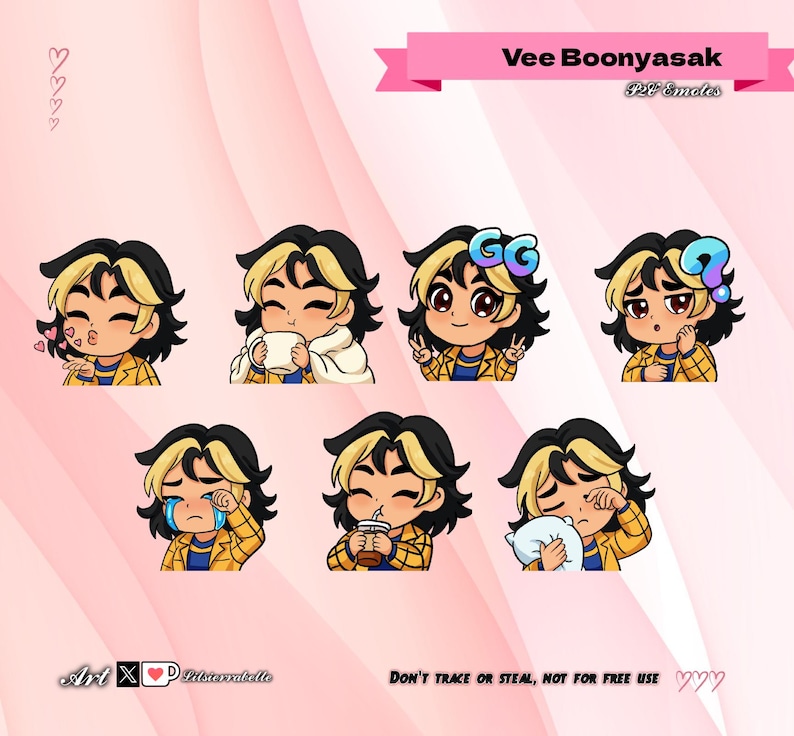 Vee Boonyasak Emotes | Dead by Daylight Twitch Emote Pack (digital ...