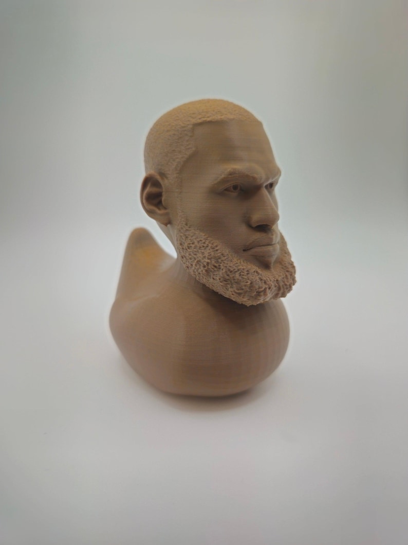Lebron James Duck - Leduck, 3D Printed Figure, Gag Gift, Desktop ...