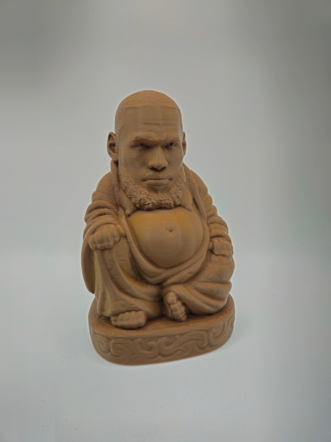 Lebron James Buddha Statue - Lebuddha, 3D Printed, Gag Gift, Desktop ...