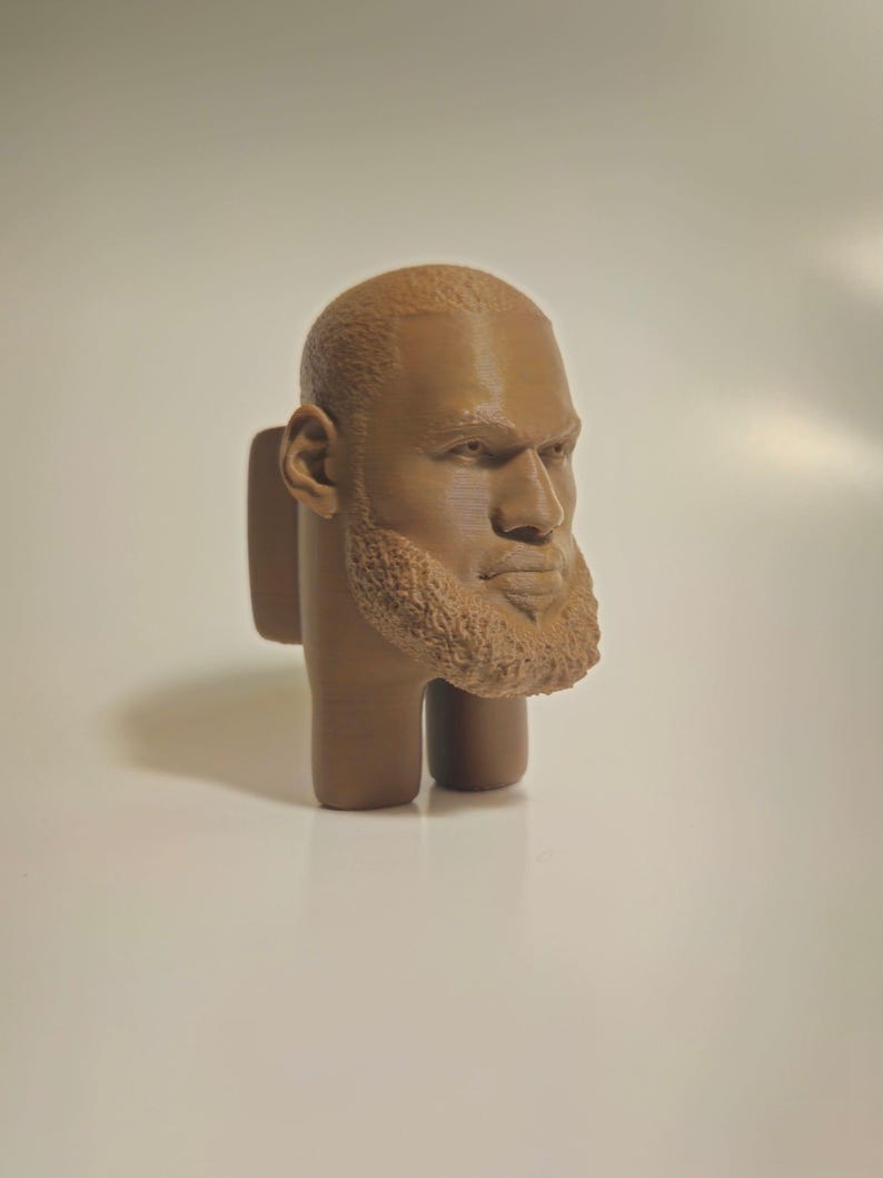 Lebron James Sus Crewmate 3D Printed Figure, Gag Gift, Desktop ...