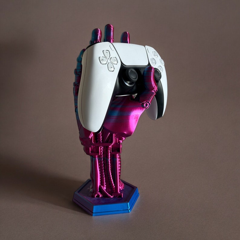 Futuristic Robotic Arm Controller Stand, Gaming Gear Holder, Cybernetic ...