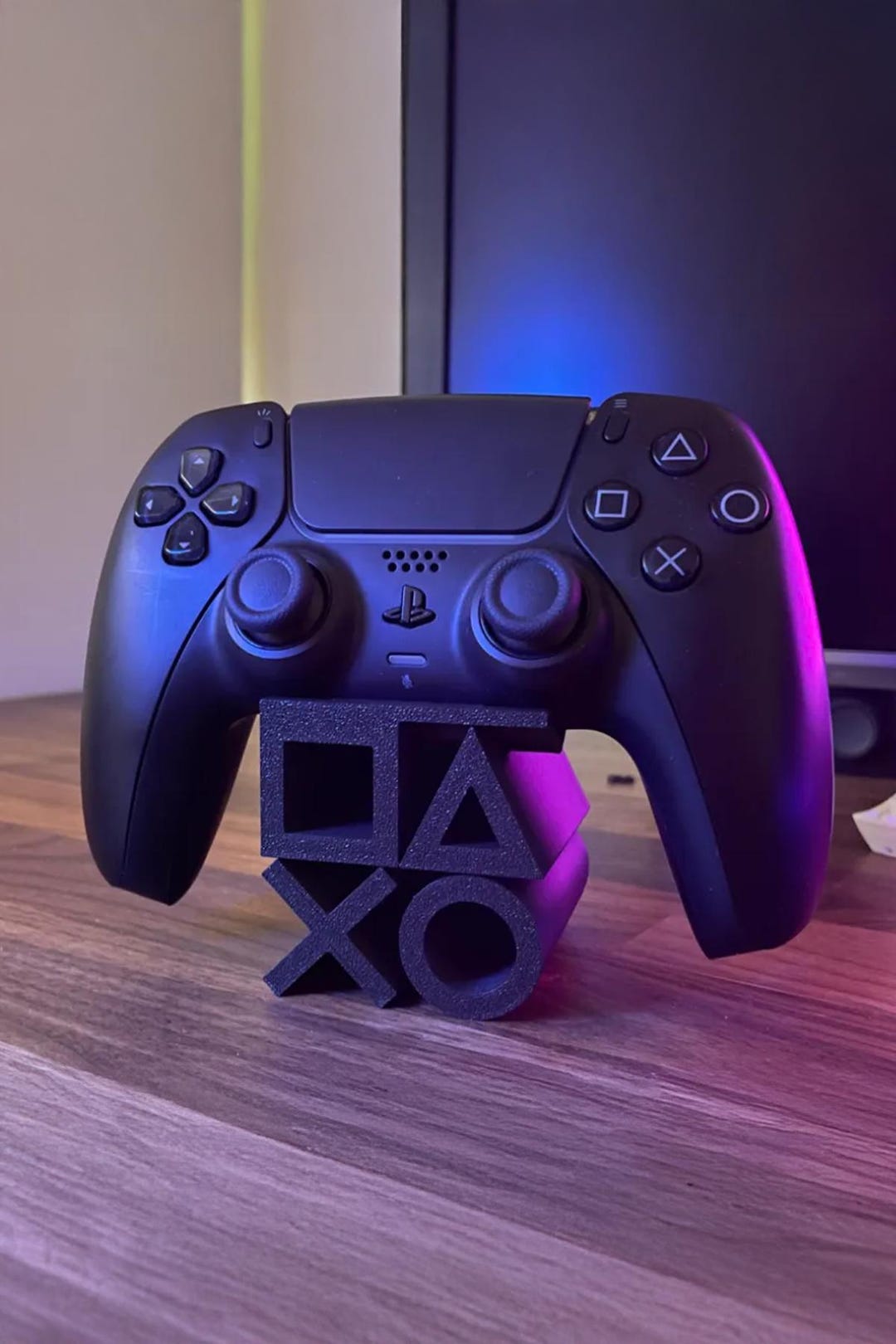Playstation Symbols Controller Stand Sleek 3D Printed Holder for PS5 ...