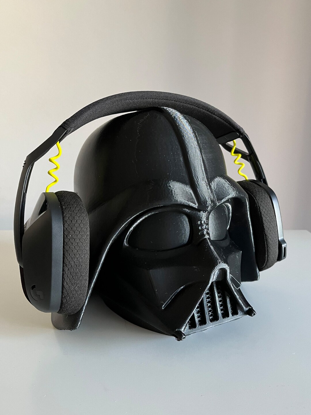 Darth Vader Helmet Headphone Stand Intergalactic 3D Printed Desk ...