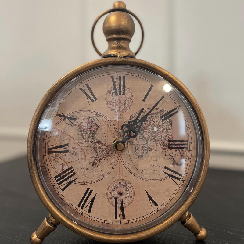 Vintage Desk Clock - Etsy