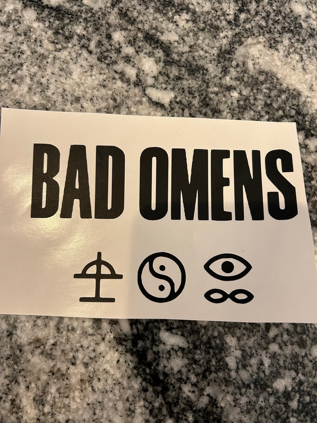 Bad Omens Decal - Etsy