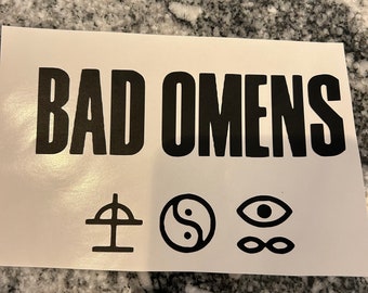 Bad Omens Decal - Etsy