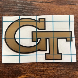 Georgia Tech Logo Decal - Etsy