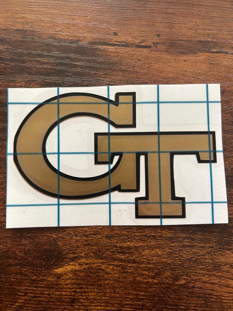 Georgia Tech Logo Decal - Etsy