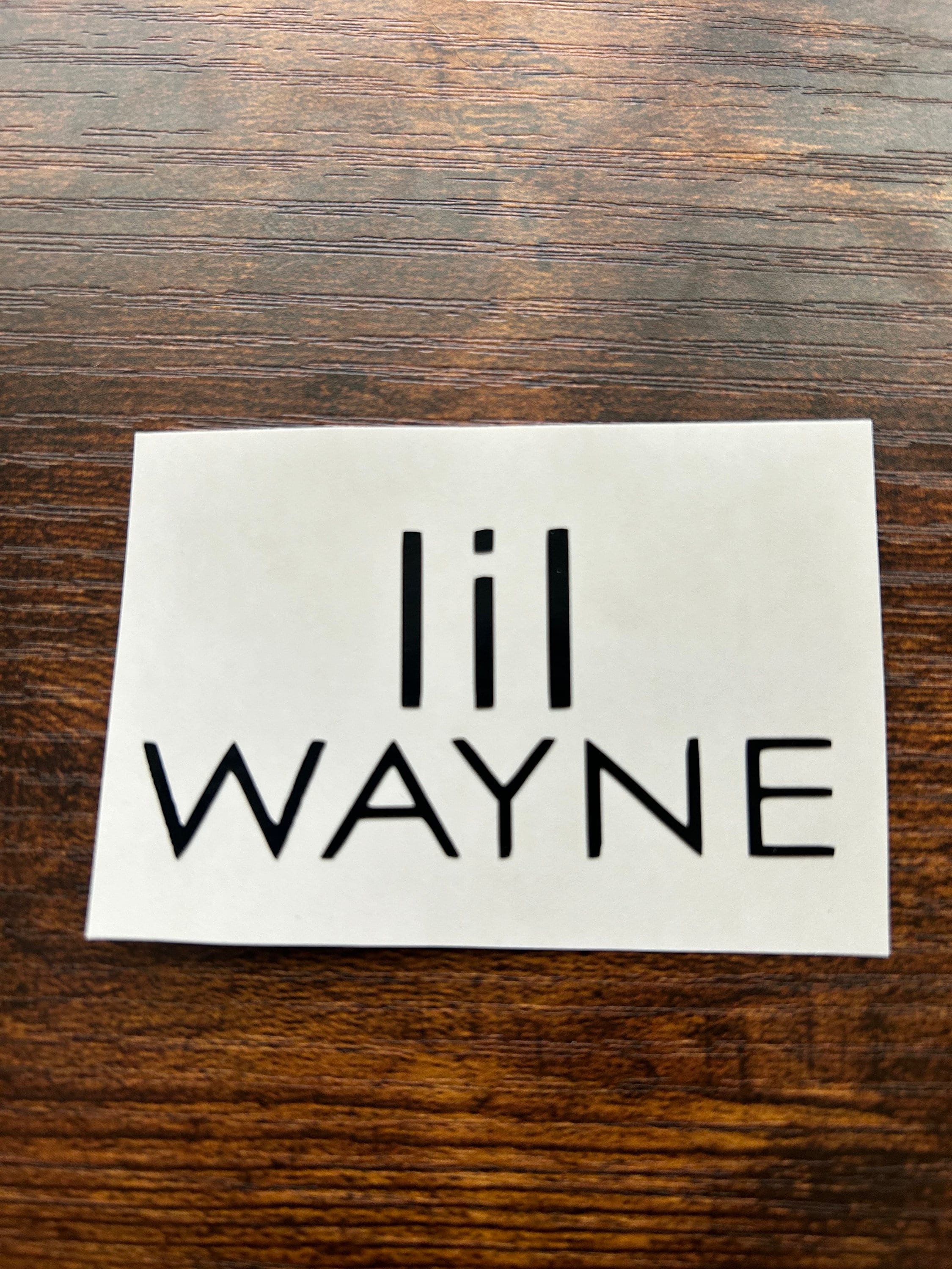 Lil WAYNE Decal - Etsy