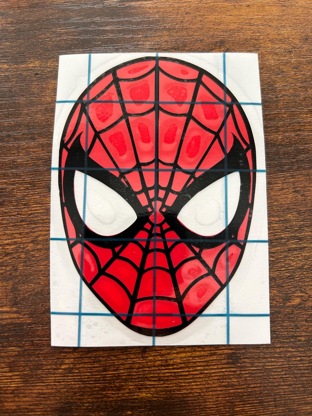 Spider-man Face Decal - Etsy