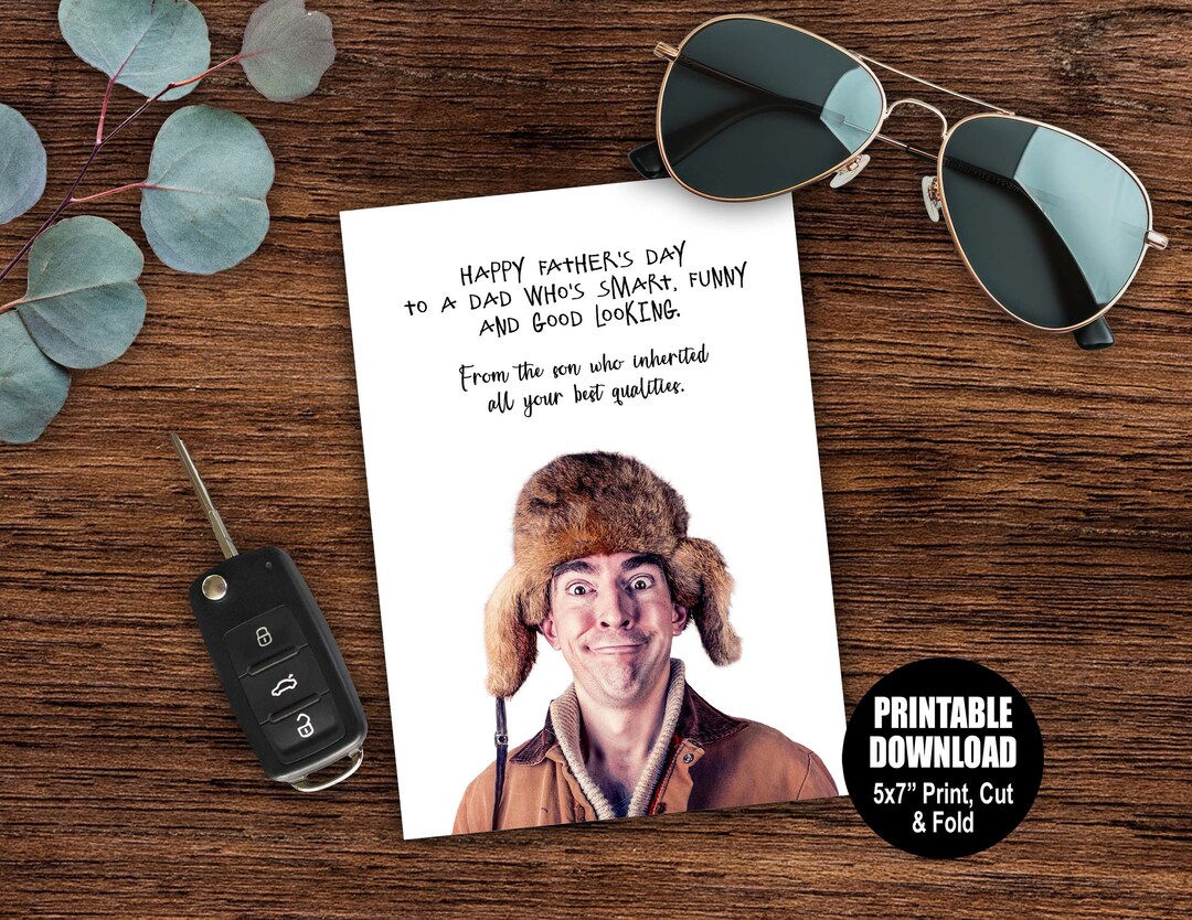 Goofy Father's Day Printable Card - Etsy