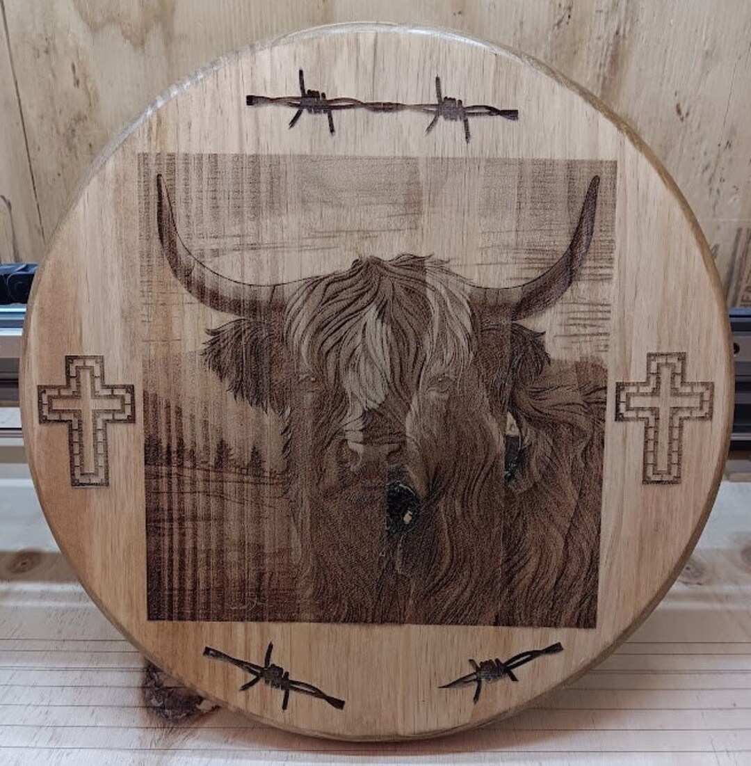 Round Laser Engravings - Etsy