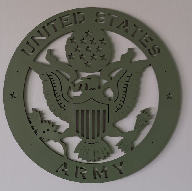 Military Emblem Cutouts With Personalization Options - Etsy