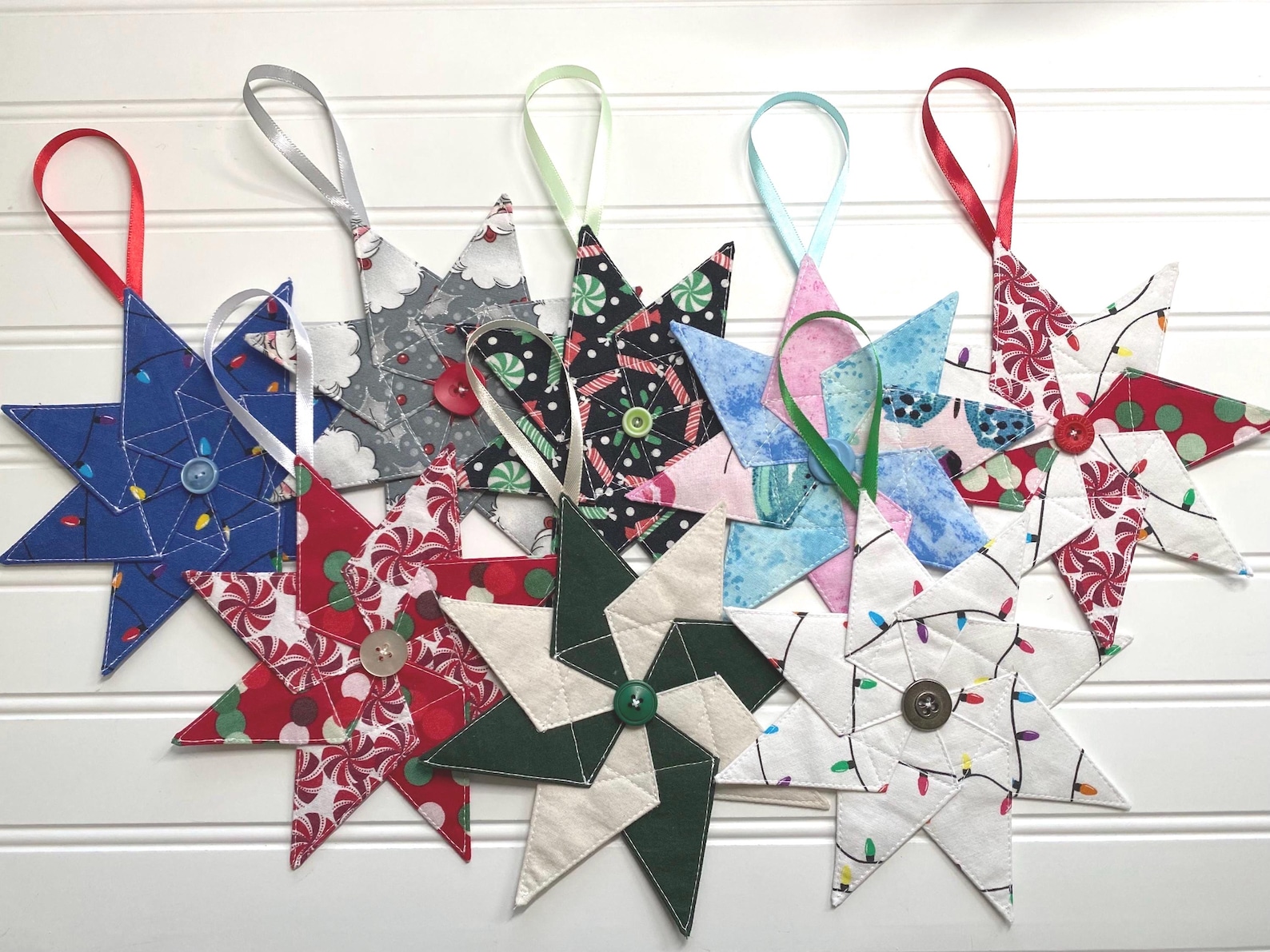 Handmade Christmas Star Ornament: Holiday Tree Decor - Etsy
