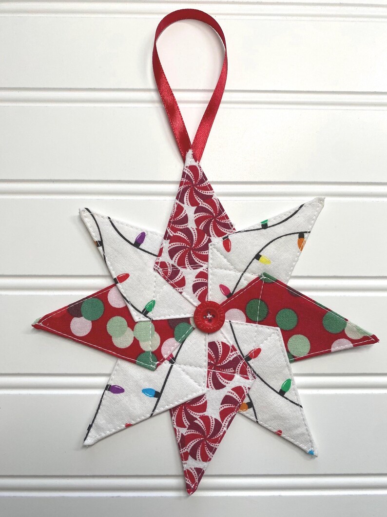Handmade Christmas Star Ornament: Holiday Tree Decor - Etsy
