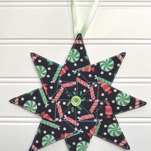 Handmade Christmas Star Ornament: Holiday Tree Decor - Etsy