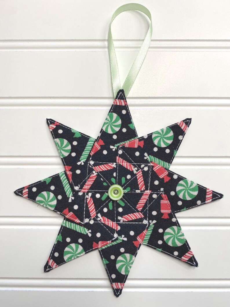 Handmade Christmas Star Ornament: Holiday Tree Decor - Etsy